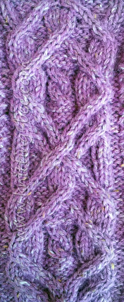 Knitted Cable Pattern Panel - Knitting Kingdom