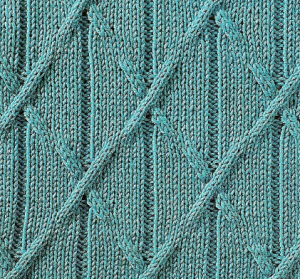 Diamond Lattice Cable - Knitting Kingdom