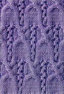 Cable Top Bells Knitting Stitch - Knitting Kingdom