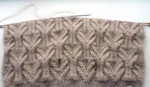 Squiggly Trees Knitting Stitch - Knitting Kingdom