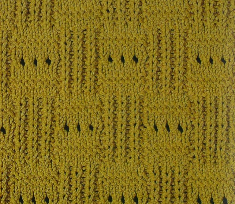 Checkered-Twist-Stitch-Knit - Knitting Kingdom