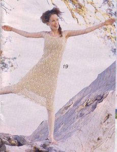 Lace tunic dress knitting pattern - Knitting Kingdom