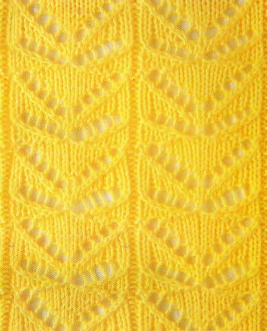 Lace Butterfly Knit Stitch Chart - Knitting Kingdom