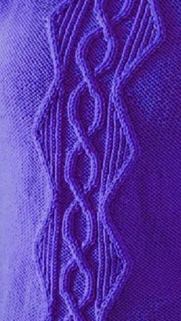Chain Cable Knitting Stitch - Knitting Kingdom