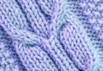 Crossed Arrow Cable Stitch Pattern - Knitting Kingdom