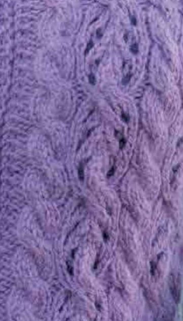 Right and Left Lace Cable Stitch - Knitting Kingdom