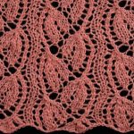 Free Tulip Lace Knitting Stitch - Knitting Kingdom