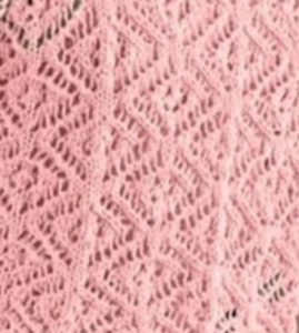 Lace Diamond Stitch - Knitting Kingdom