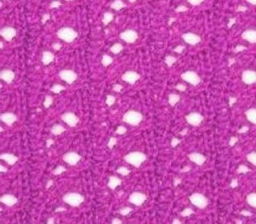 Pea pod knitting stitch - Knitting Kingdom