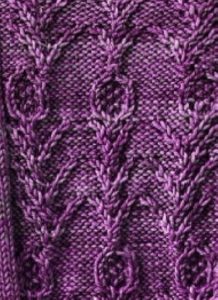 Feather Knit Stitch Panel - Knitting Kingdom