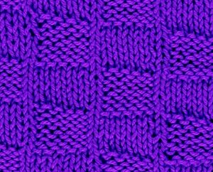 Wonky Checkerboard Knitting Pattern Stitch - Knitting Kingdom
