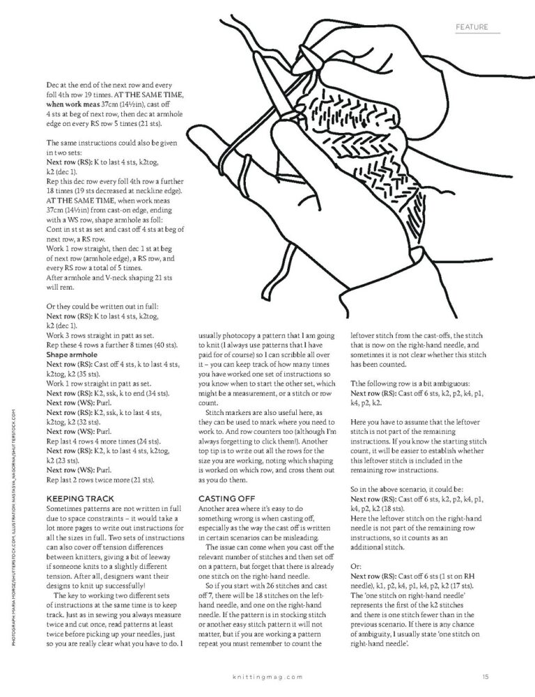 How to Read Complicated Patterns - Knitting Kingdom