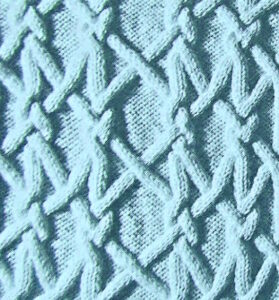 Celtic Cable Mesh Knitting Stitch - Knitting Kingdom