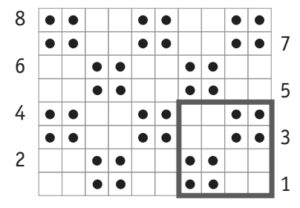 box-stitch-chart - Knitting Kingdom